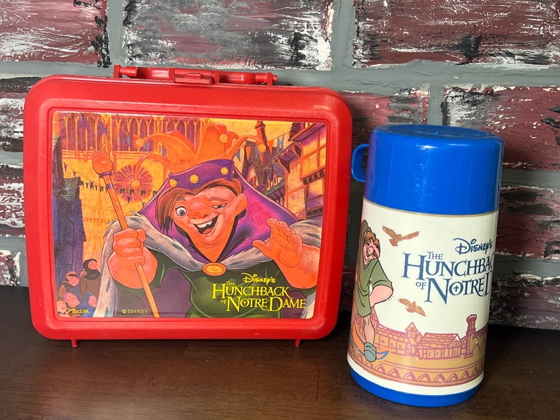 Vintage Disneys the Hunchback of Notre Dame Lunchpail and - Etsy