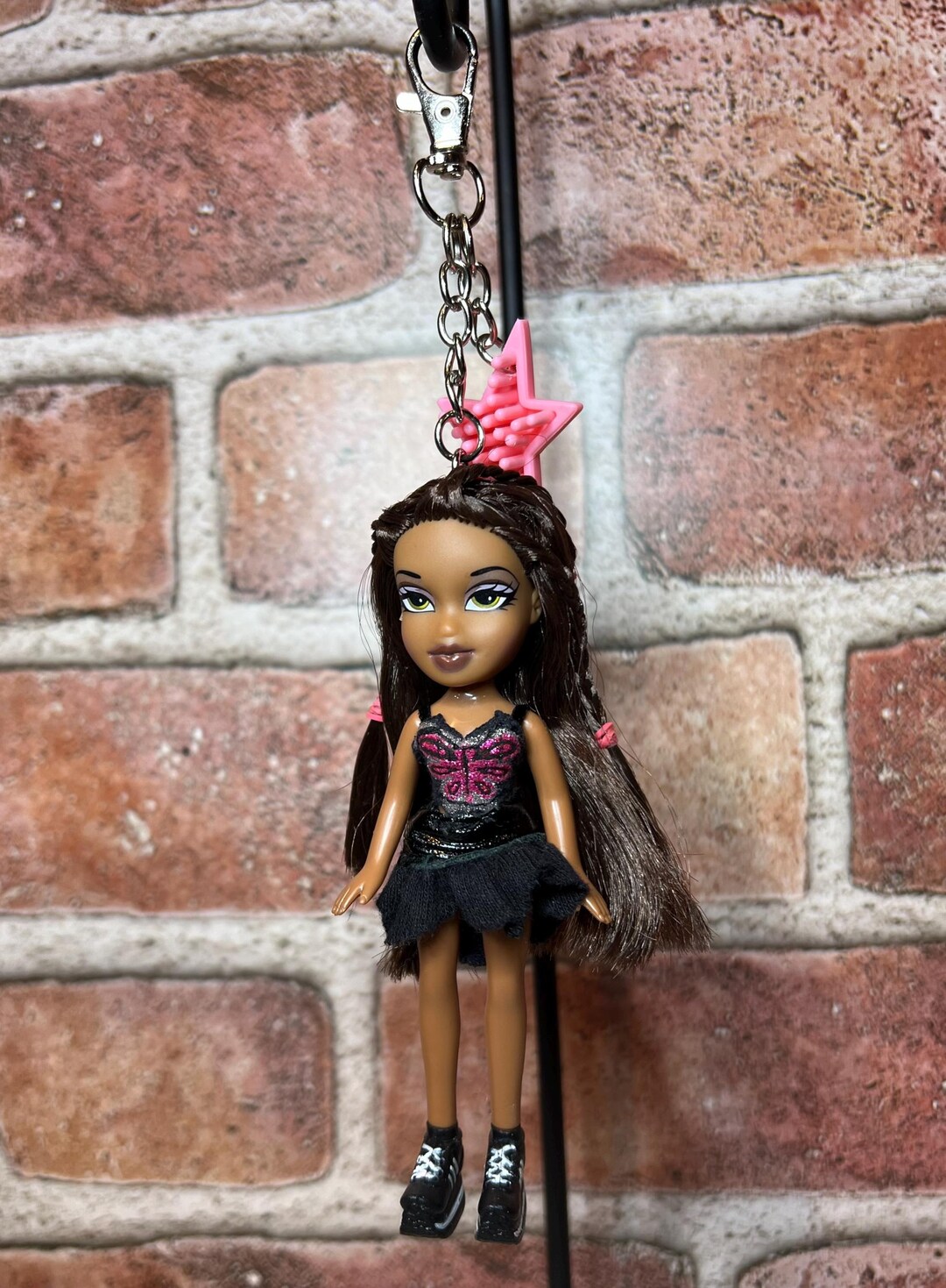 Vintage Handmade Lil’ Bratz Doll Keychain With Bratz Brush - Etsy