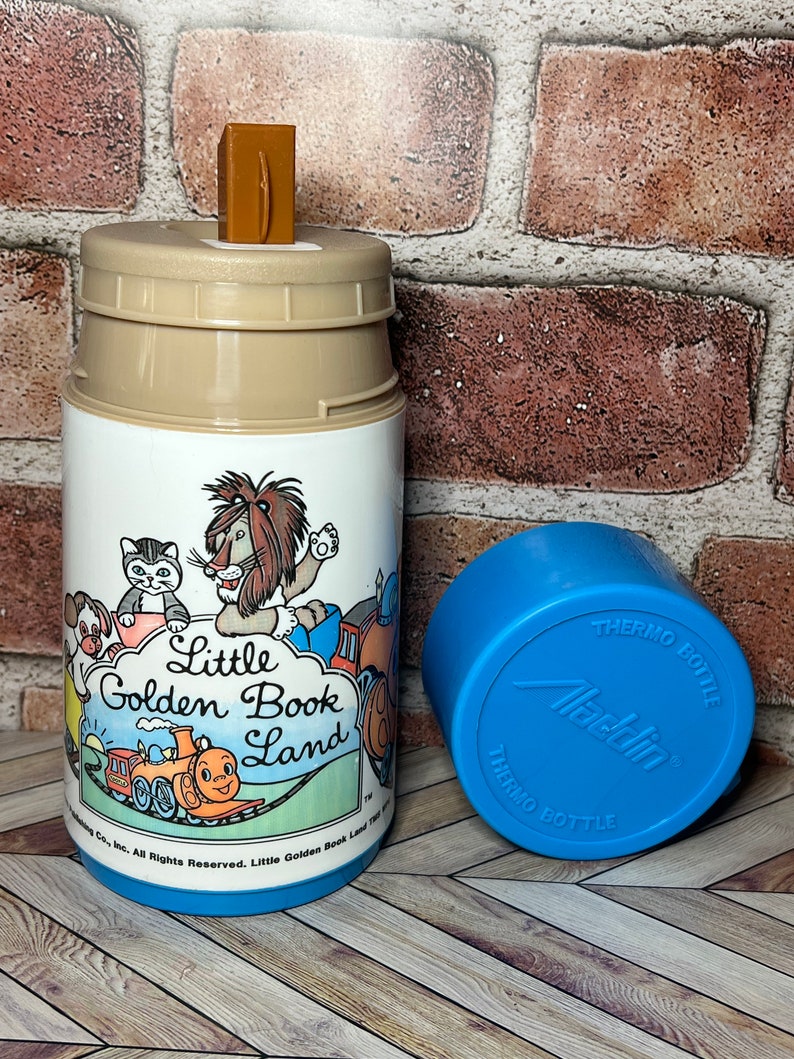 Vintage Little Golden Book Land Aladdin Thermos - Etsy