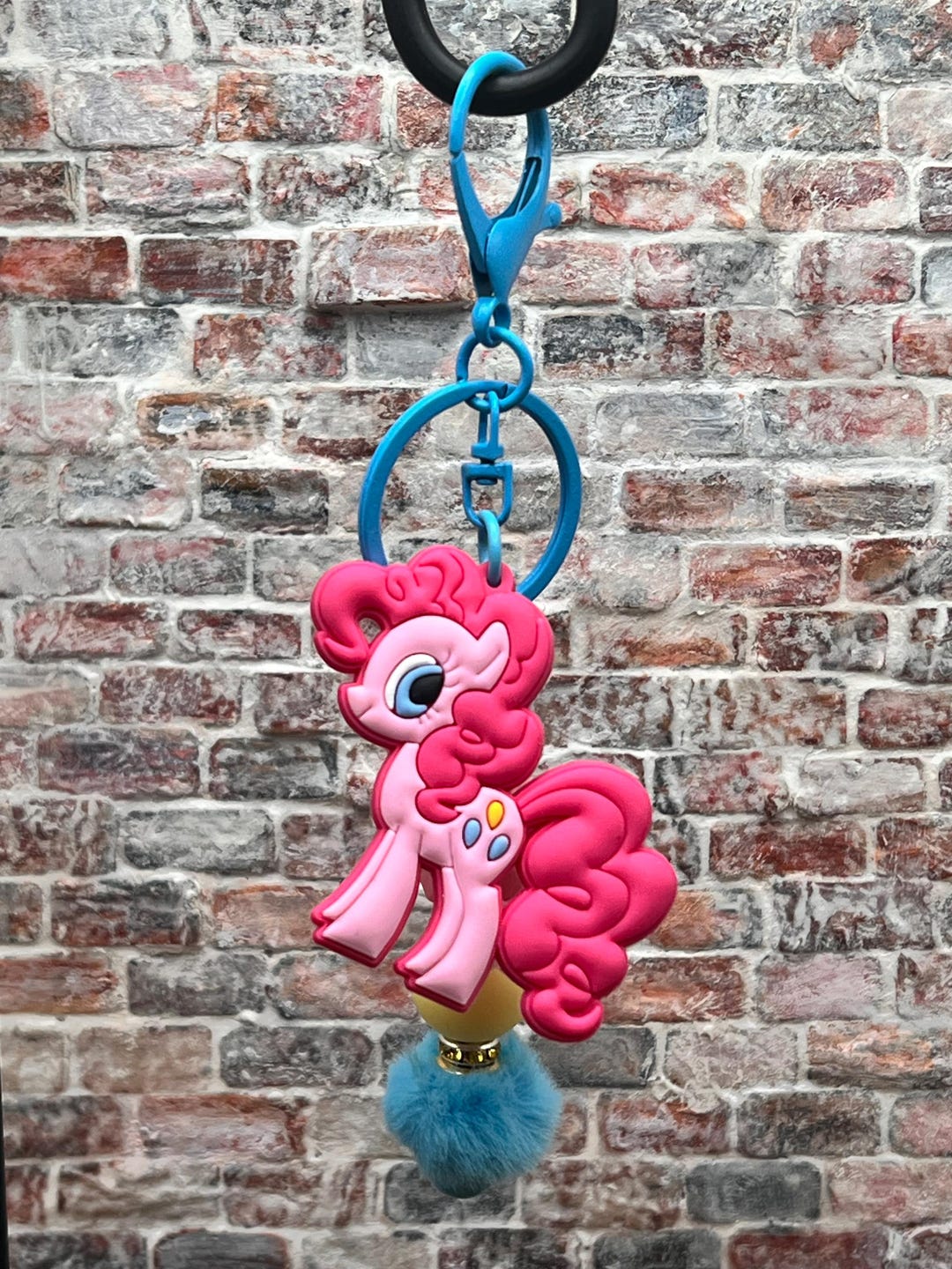 Handmade My Little Pony “pinky Pie” Keychain - Etsy