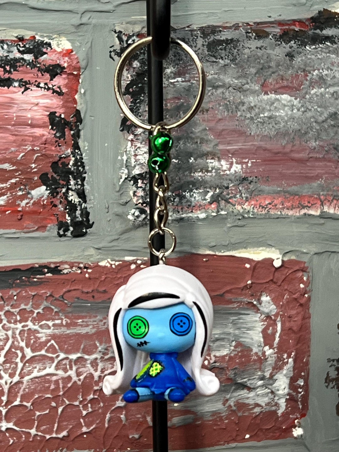 Handmade Monster High Series 1 Frankie Stein Ragdoll Keychain With ...