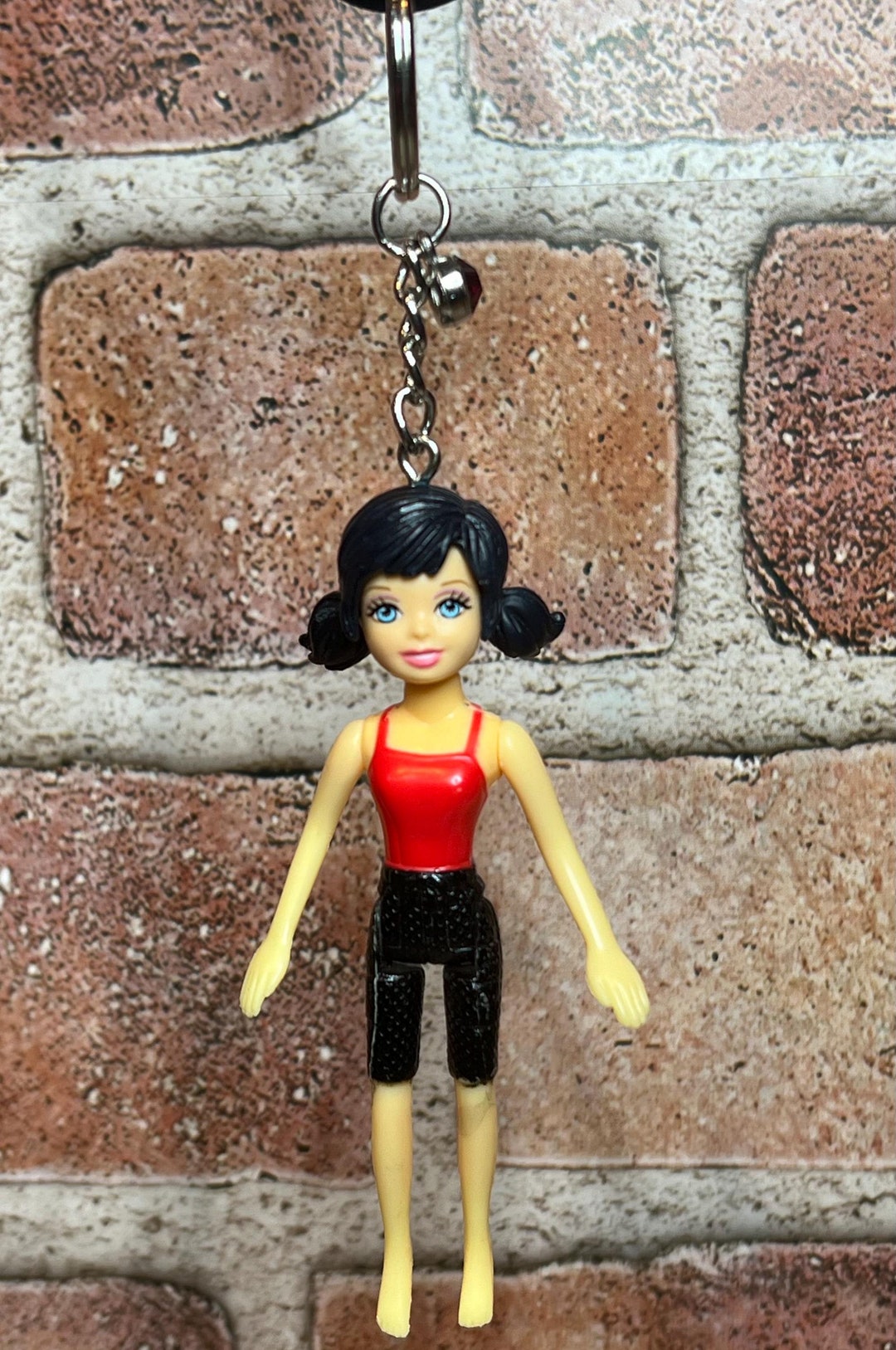 Handmade Vintage Polly Pocket Doll Keychain With Charm - Etsy