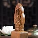 Double-sided Akasagarbha Bodhisattva Statue, Wooden Buddha Statue 6 ...