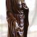 Standing Amitabha Buddha Statue, Wooden Feng Shui Statue 24" High ...