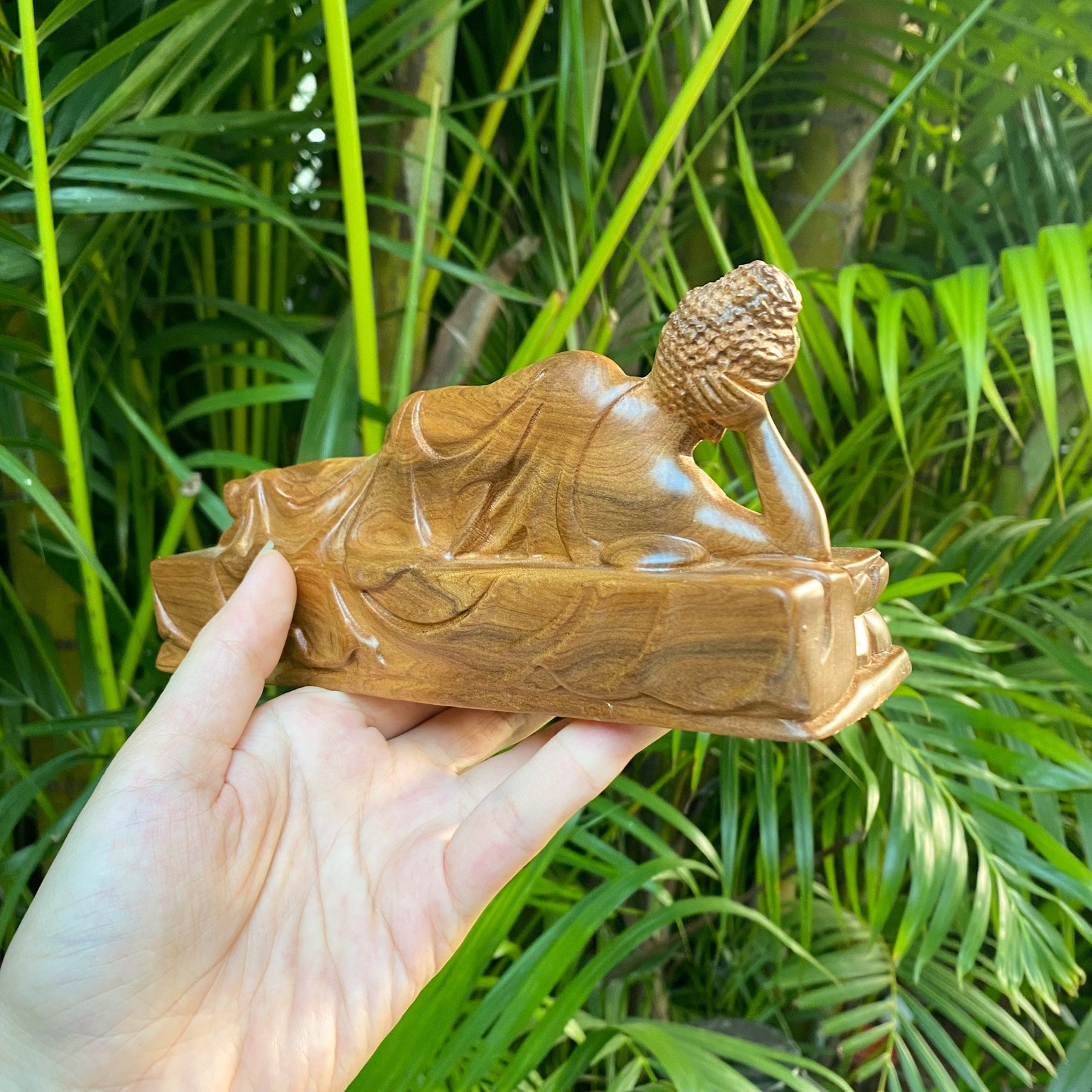 Wooden Nirvana Buddha Statue Reclining Buddha Laying Buddha - Etsy
