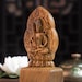 Double-sided Akasagarbha Bodhisattva Statue, Wooden Buddha Statue 6 ...