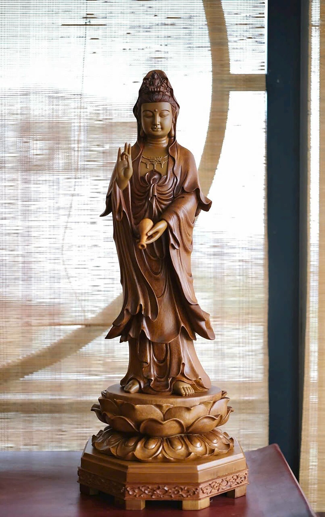 Standing Guan Yin Bodhisattva Statue, Kwan Yin, Quan Yin, Kuan Yin ...