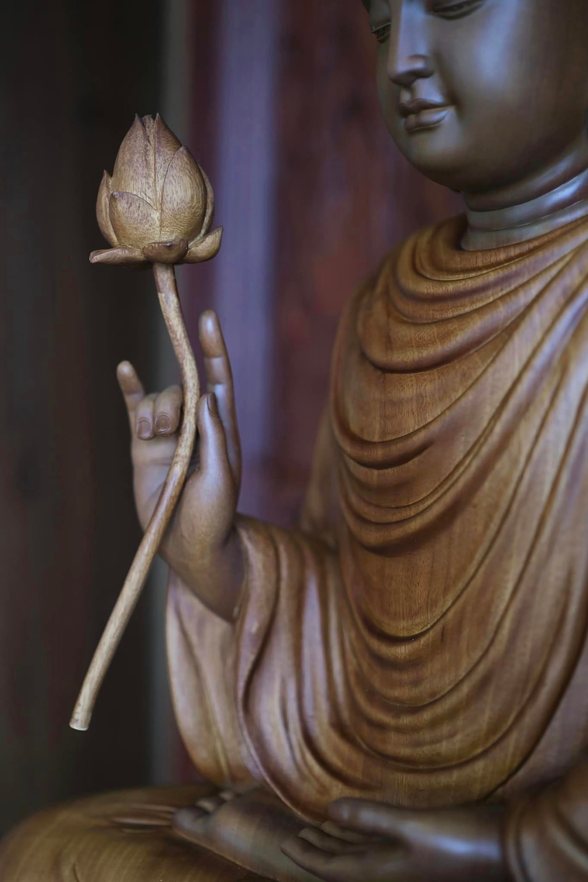 Buddha Statue J9YXDU Dog Sandstone Buddha Ultraman Sitting Meditation ...