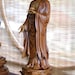 Standing Amitabha Buddha Statue, Wooden Feng Shui Statue 24" High ...