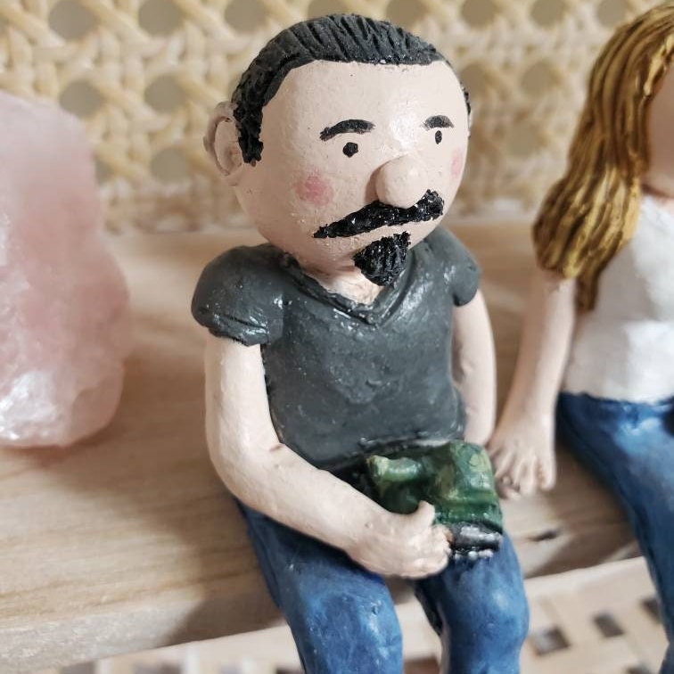Personalised Mini Clay Figures. Family Couples Pets and - Etsy UK