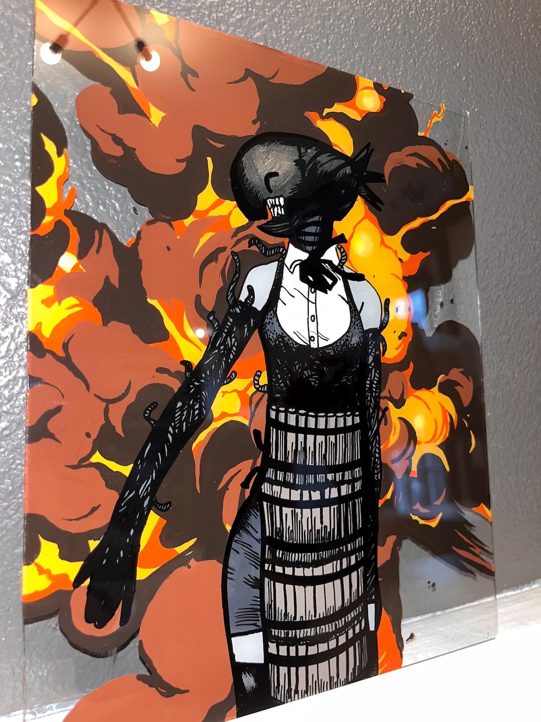 Chainsaw Man Painting - Etsy