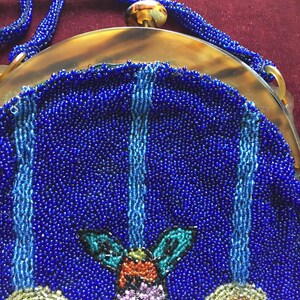 Vintage 1920s Beaded Bag - Etsy