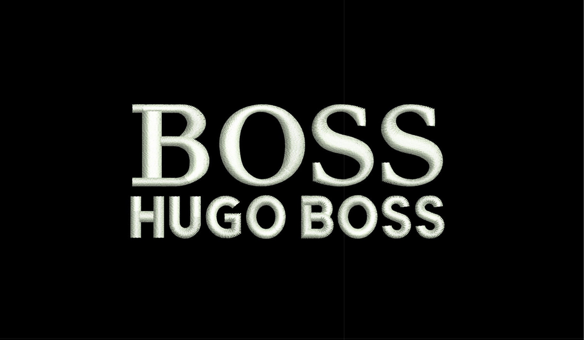 Digital Filehugo Boss Logo Embroidery Designsinstant - Etsy UK