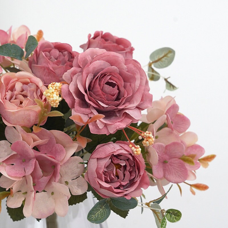 Beautiful Rose and Peony Flowers / Gorgeous Artificial Bridal Peonies ...