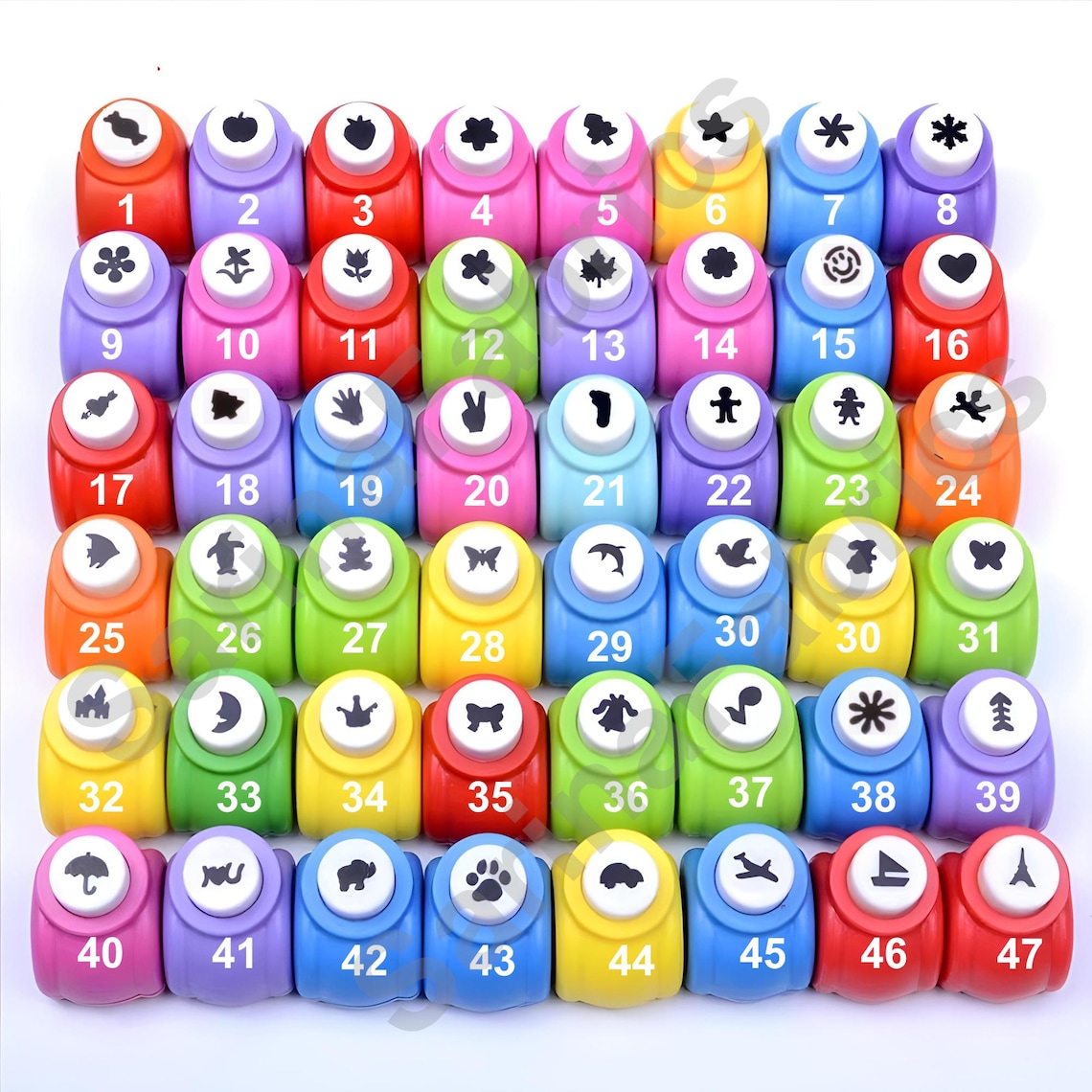 Mini Hole Punch Paper Craft Cutter - Over 70 Different Punch Shapes ...