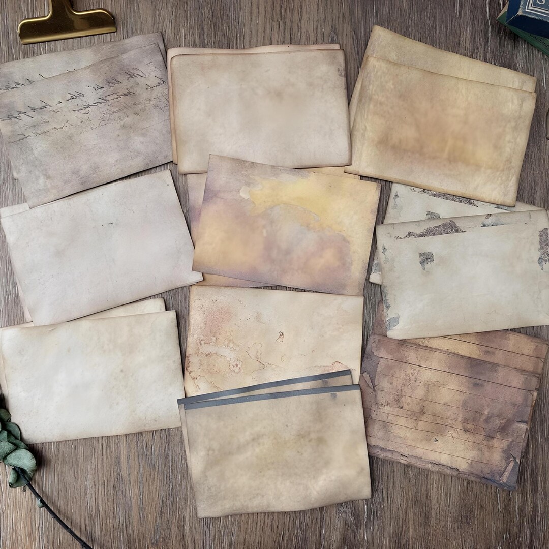 Parchment Craft Paper Vintage Paper Junk Journal Decoration - Etsy