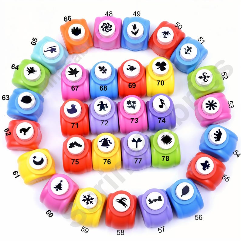 Mini Hole Punch Paper Craft Cutter - Over 70 Different Punch Shapes - Etsy