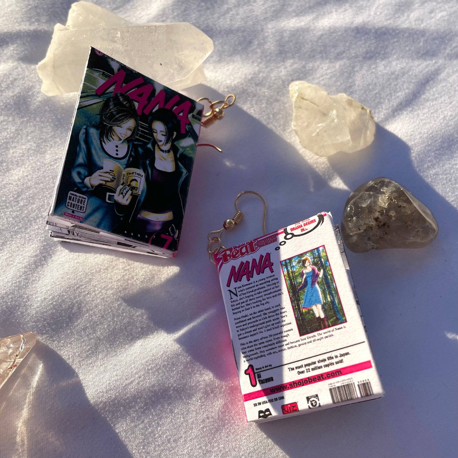 NANA Mini Manga Keychains/earrings - Etsy