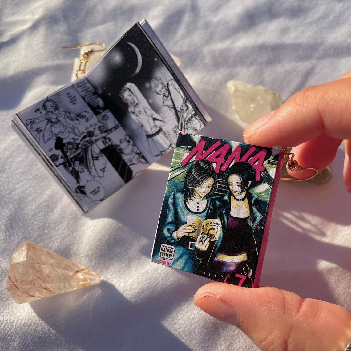 NANA Mini Manga Keychains/earrings - Etsy