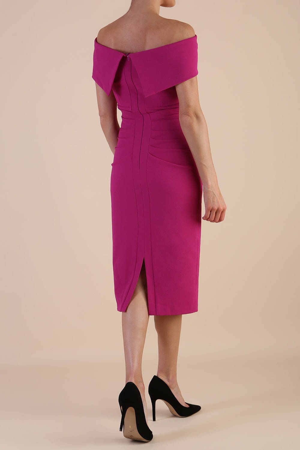 Pink Magenta Mother of the Bride / Groom, Wedding Guest Dress - Etsy