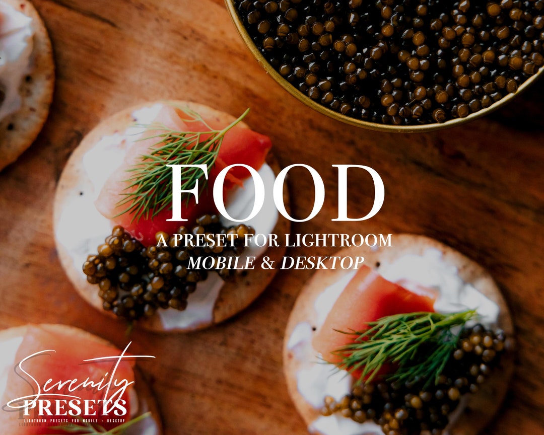 FOOD LIGHTROOM PRESET for Photographers Bloggers - Etsy