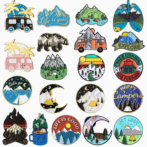 Nature Pins - Etsy