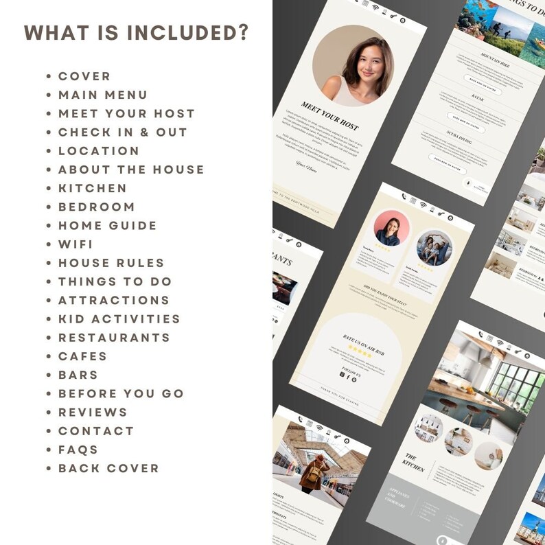 Minimal Neutral Digital Welcome Book, Welcome Book Template ...