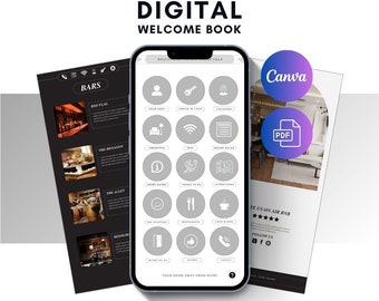 Minimal Neutral Digital Welcome Book, Welcome Book Template ...