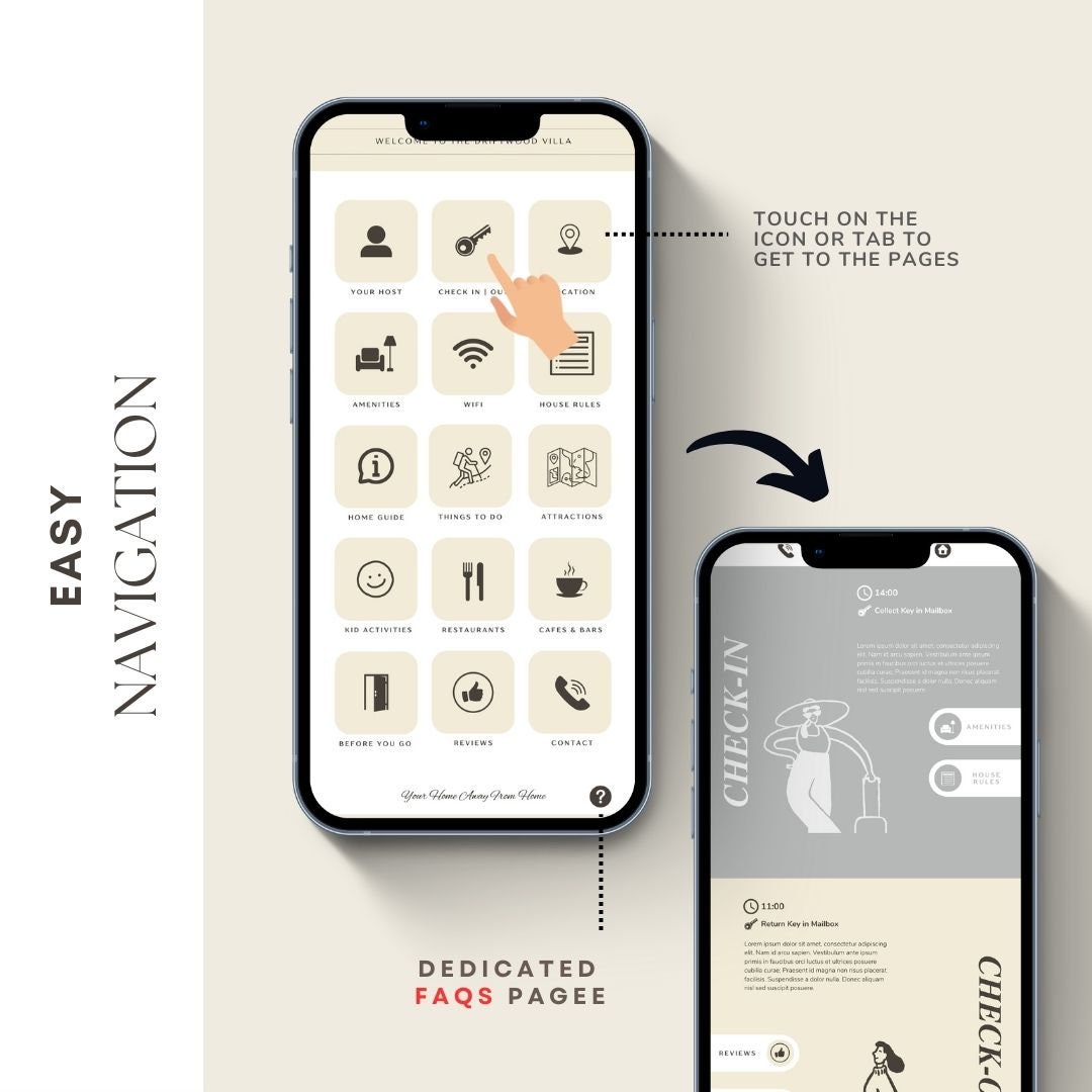 Minimal Neutral Digital Welcome Book, Welcome Book Template ...