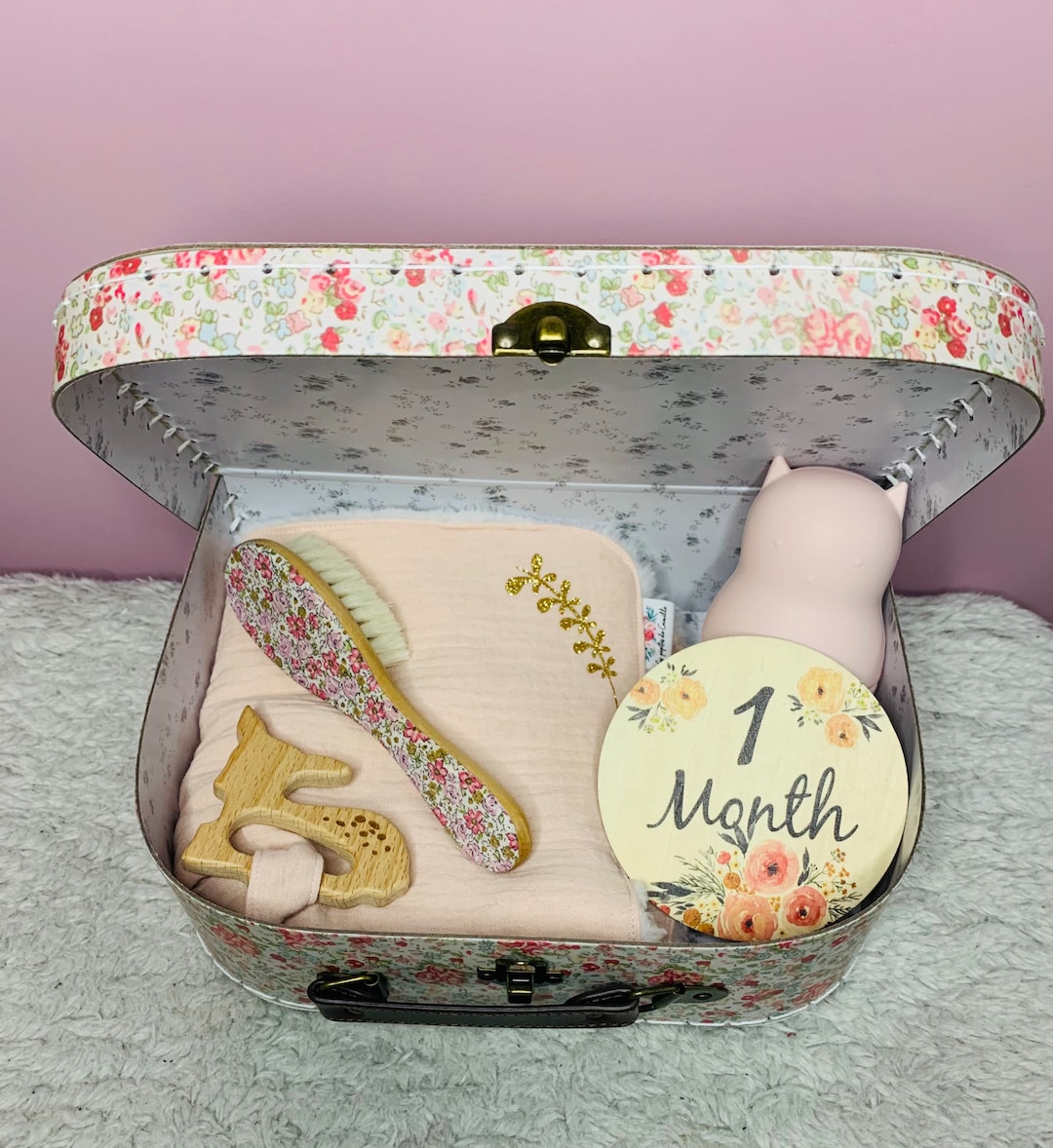 Liberty Pink Birth Box - Etsy