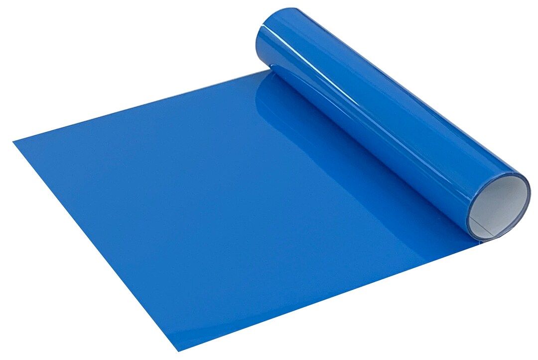 Light Blue HTV Heat Transfer Vinyl Roll 1m X 500mm, for Pressing Onto ...