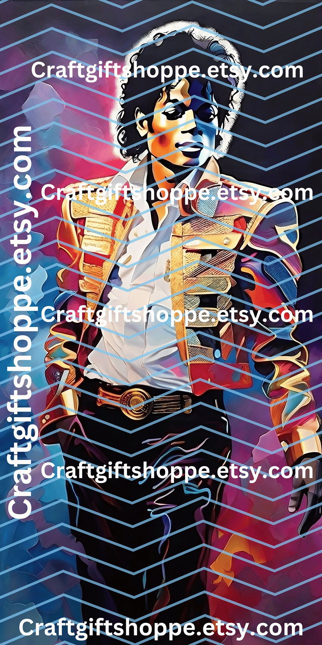 Michael Jackson Abstract Oil Painting PNG - Etsy