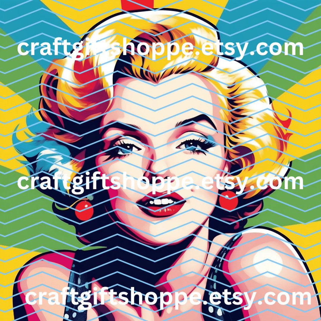 Marilyn Monroe PNG Digital Art - Etsy