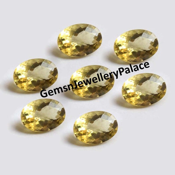 Gemstones Jewelry & Beauty AAA Natural Lemon Quartz Oval Shape ...