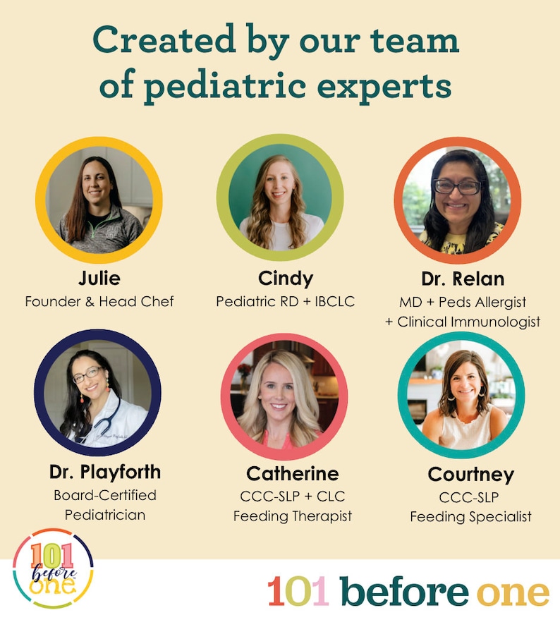 Baby-led Weaning Printed Guide & 101 Food Checklist From 101 Before One ...