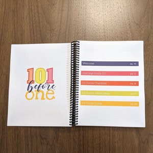 Baby-led Weaning Printed Guide & 101 Food Checklist From 101 Before One ...