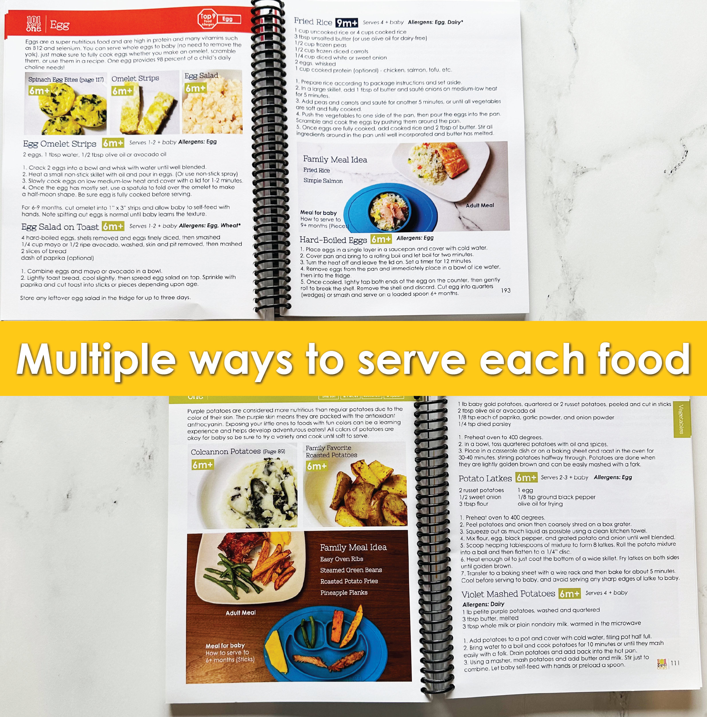 Baby-led Weaning Printed Guide & 101 Food Checklist From 101 Before One ...