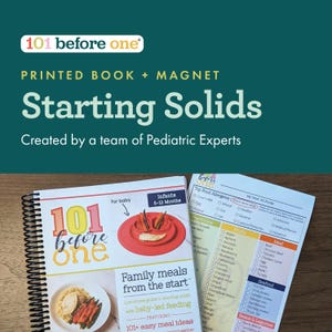 Baby-led Weaning Printed Guide & 101 Food Checklist From 101 Before One ...
