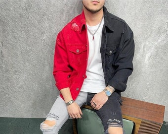 Two Color Jacket | Etsy