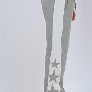 Streeetwear Sweatpants - Unisex Star Sweatpants, Black Star Sweatpants ...