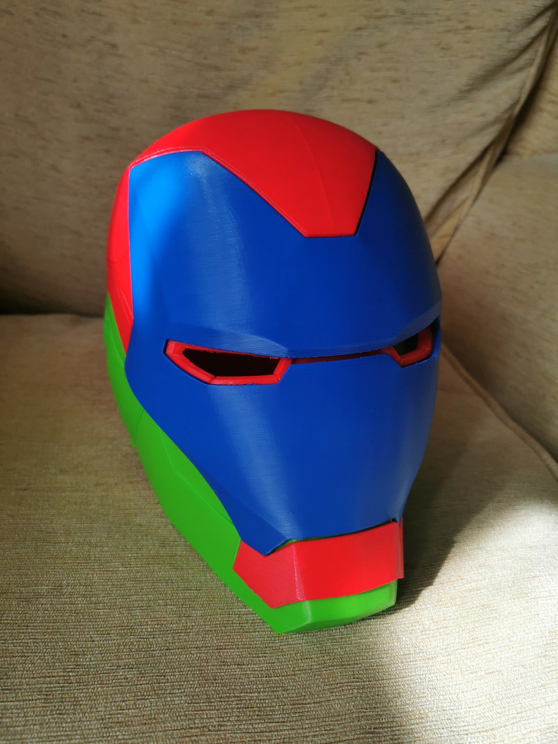 Raw 3d Print Iron Man Mark 85 From Avengers Endgame Helmet Etsy