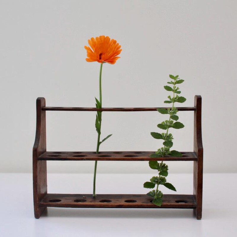 Wood Test Tube Rack - Etsy