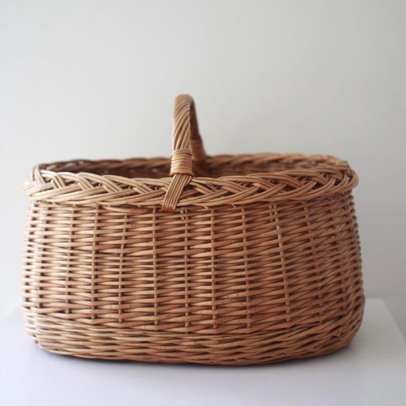 Woven Wicker Basket - Etsy
