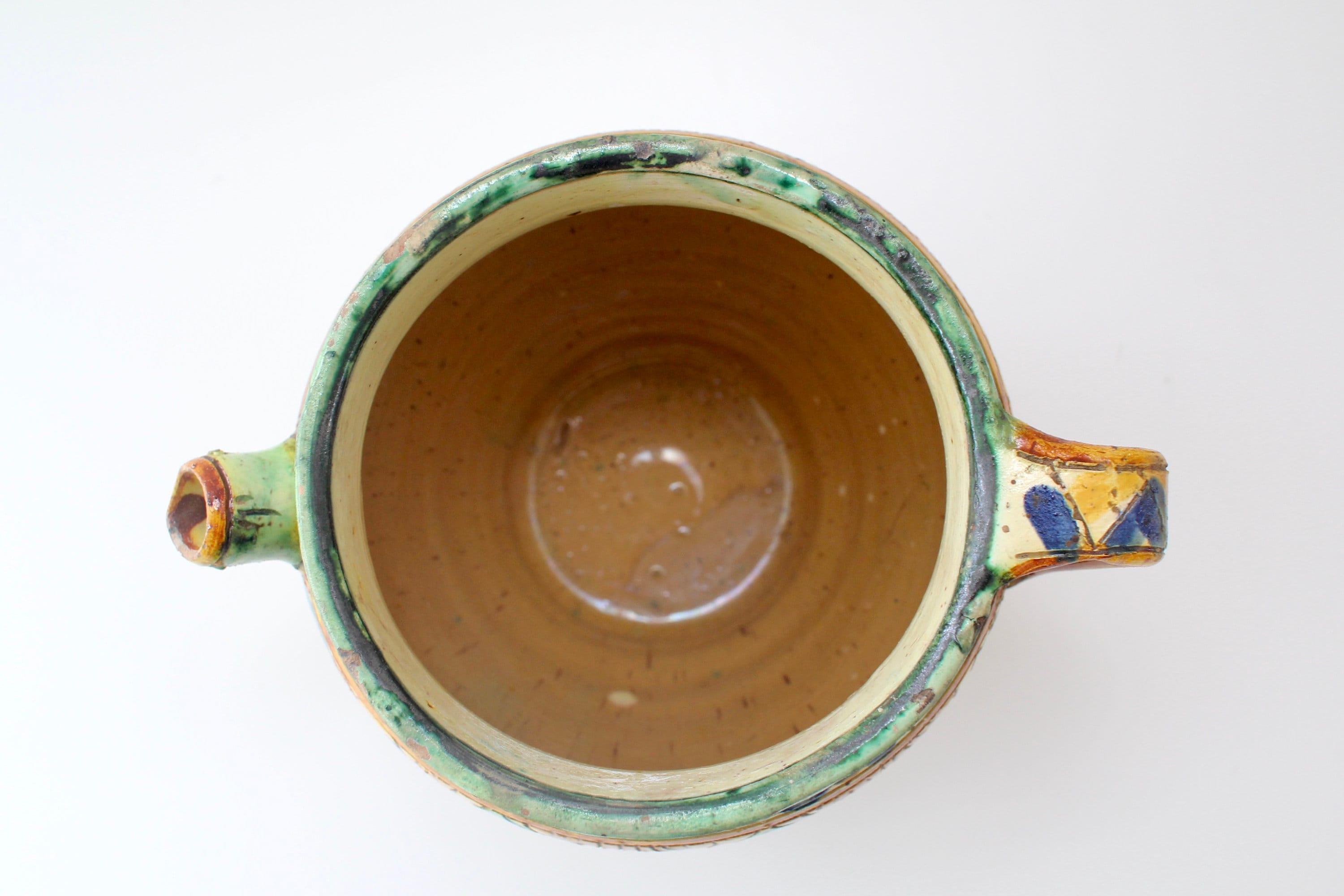 Antique Hand Painted Italian Ceramic Water Jug Rabbit - Etsy