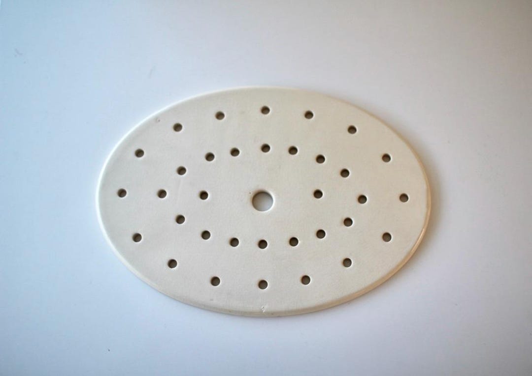 Vintage off White Oval Ironstone Drainer, Ironstone Trivet, Ironstone ...
