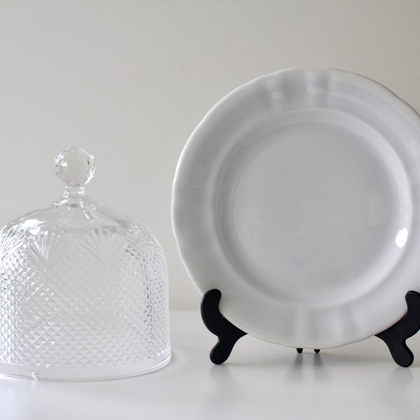 Antique Cake Plate With Dome - Etsy