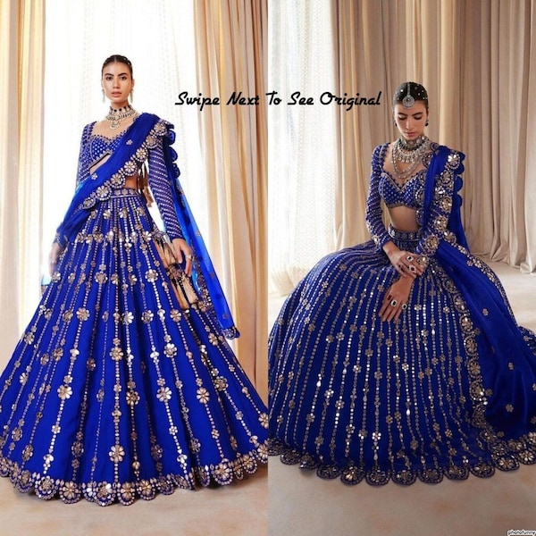 Royal Blue Indian Wear - Etsy