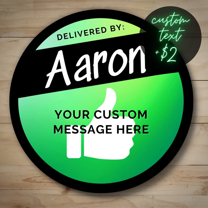 Uber Eats Delivery Stickers for Gig Workers & Independent - Etsy