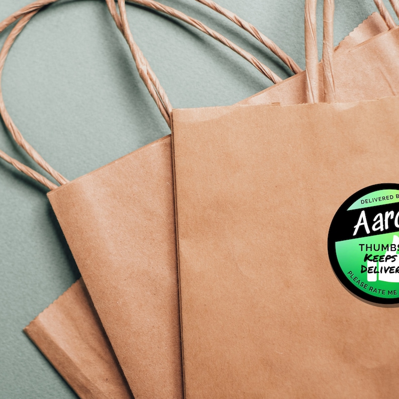 Uber Eats Delivery Stickers for Gig Workers & Independent - Etsy