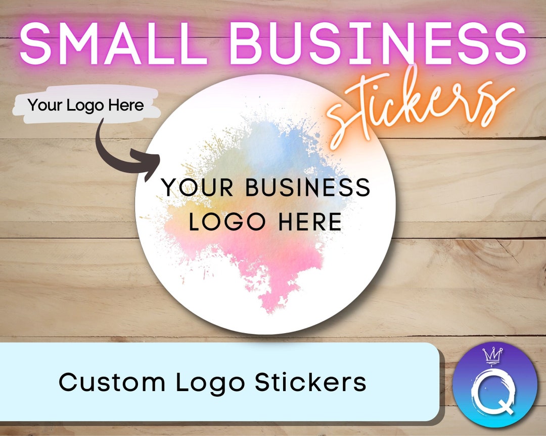 Small Business Logo Stickers, Custom Logo Stickers, Small Business ...